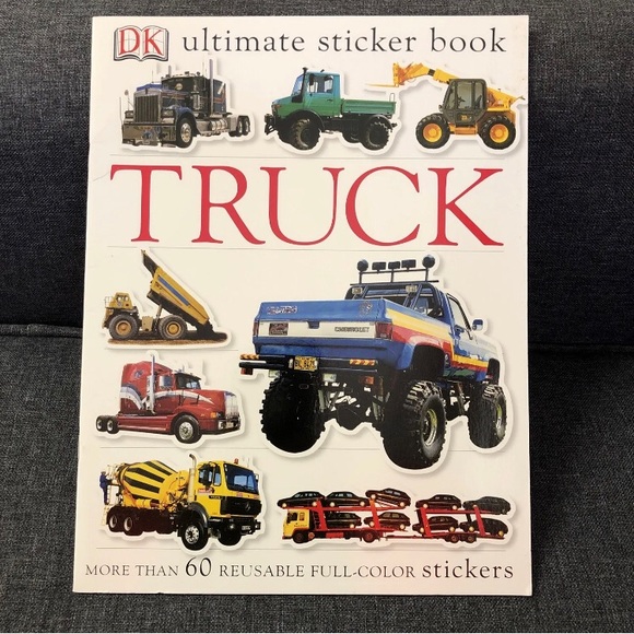 DK Publishing | Toys | Ultimate Sticker Book Truck Over 6 Reusable ...